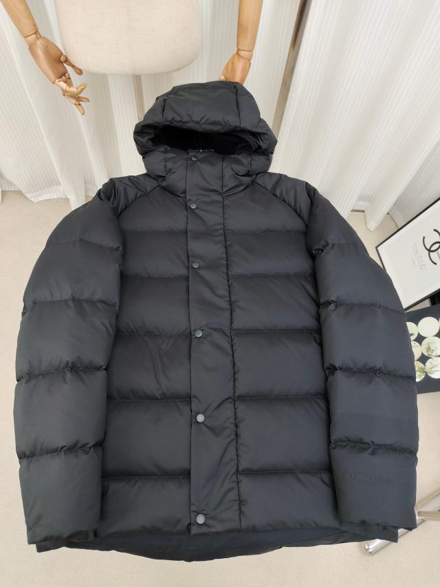 Lululemon ルルレモン 冬用 保温 六つの枡柄 ミドル丈ダウンジャケット ユニセックス