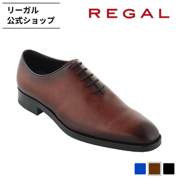 リーガル 公式 REGAL 24GL ホールカット ダークブラウン ビジネスシューズ メンズ |