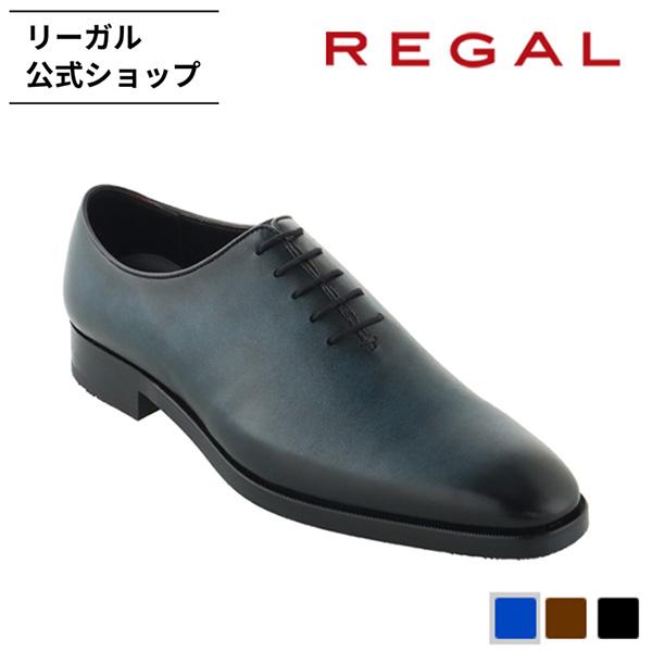 リーガル 公式 REGAL 24GL ホールカット ネイビー ビジネスシューズ メンズ |