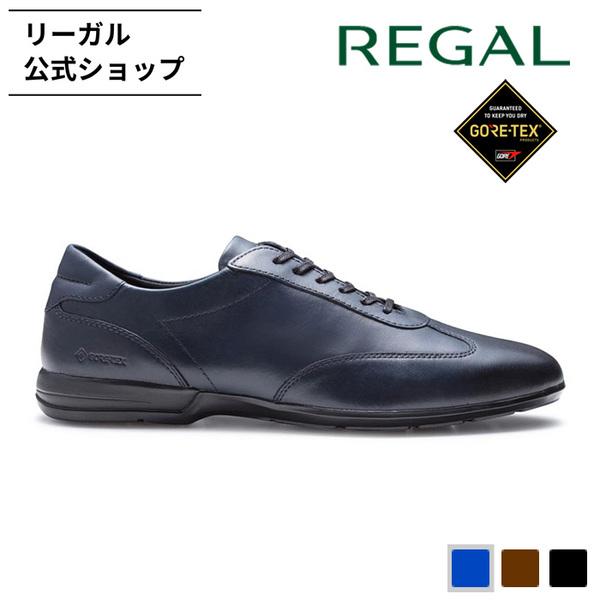 リーガル 公式 REGAL 70CL レザースニーカー GORE-TEX ネイビー スニーカー メンズ | ゴアテックス 靴 レザー ビジネス 本革 革靴