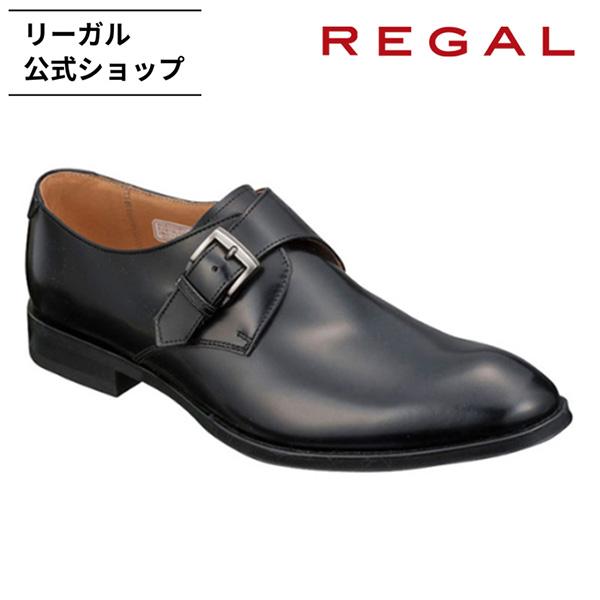 リーガル 公式 REGAL 813R モンクストラップ ブラック ビジネスシューズ メンズ | 革靴 本革 レザー 軽量 フォーマルシューズ 男性 牛革