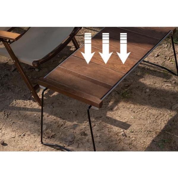 アウトドアIGTキャンプ装備キャンピングテーブルtnrテーブル無垢材折りたたみポータブル多機能戦術組み合わせテーブル