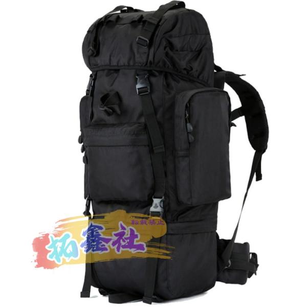 100Lアウトドアキャンプ登山バッグ 男性と女性のバックパック旅行バッグ 大容量戦術的な山の旅行のリュッ