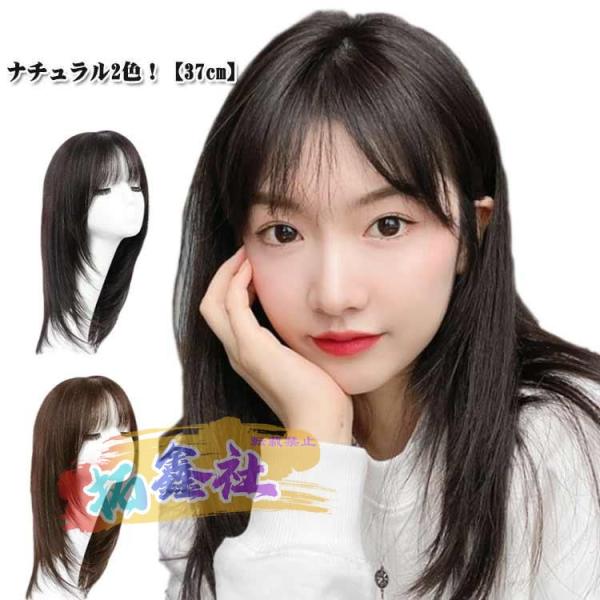 人毛 ウィッグ ロング フルウィッグ 人毛100％ 自然 47cm 自然黒 自然茶 ウィッグ 総手植え ミセス かつら 全頭かつら ブラック ブラウン