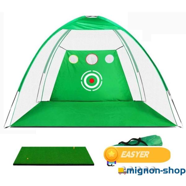 ゴルフネット、ゴルフ 練習用 ネット、ポータブルゴルフ練習ネット、折りたたみ式 、 キャリーバッグ付き、屋内/屋外/裏庭のゴルフ練習/打撃/打撃/打撃スキル (C