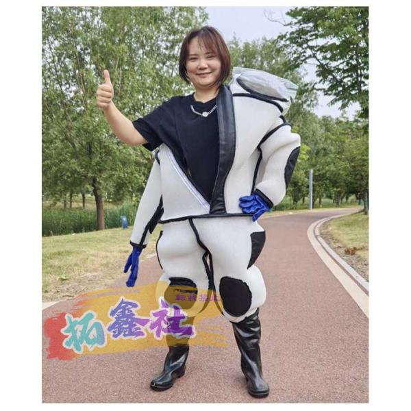 スズメ蜂 ツマアカスズメバチ ファン付き スズメ蜂 万全防護服 蜂駆除