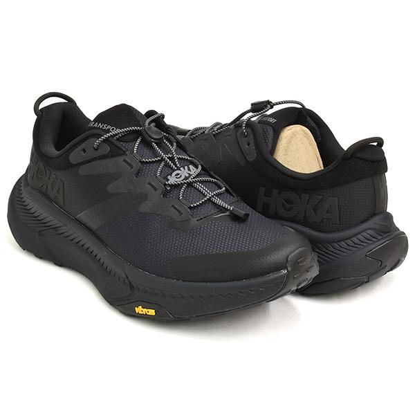 【並行輸入品】HOKA ONE ONE TRANSPORT 【ホカ オネオネ トランスポート】 BLACK / BLACK