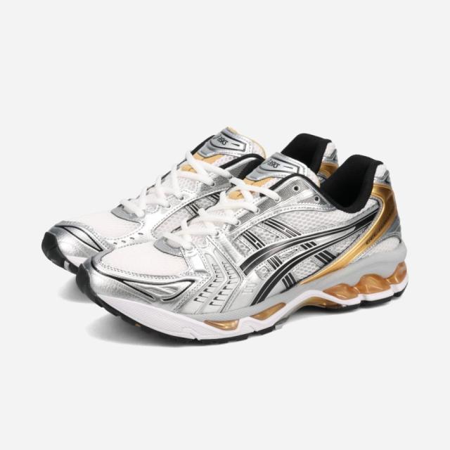 アシックス ゲルカヤノ 14 ホワイト ピュアゴールド asics GEL-KAYANO 14 WHITE/PURE GOLD 1201a019-102