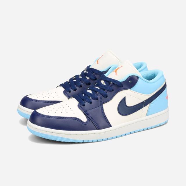 NIKE AIR JORDAN 1 LOW ナイキ エア ジョーダン 1 ロー メンズ SAIL/BLUE CHILL/HOT LAVA/BLUE VOID ブルー 553558-149
