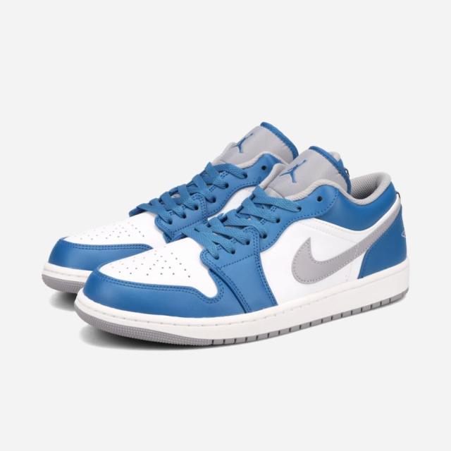 NIKE AIR JORDAN 1 LOW 【TRUE BLUE】 ナイキ エア ジョーダン 1 ロー トゥルー ブルー メンズ ローカット TRUE BLUE/CEMENT GREY/WHITE ブルー 553558-412
