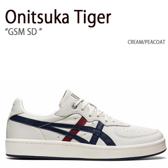 Onitsuka Tiger オニツカタイガー スニーカー GSM SD CREAM PEACOAT ジーエスエム SD クリーム ピーチコート メンズ レディース 男性用 女性用 男女兼用 1183A803.100