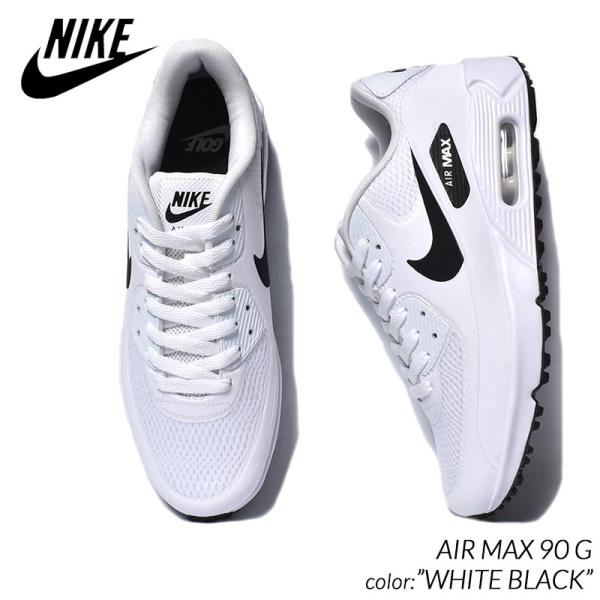 NIKE AIR MAX 90 G "WHITE BLACK" ナイキ エアマックス ゴルフ スニーカー ( GOLF 白 ホワイト 黒 ブラック メンズ ゴルフシューズ CU9978-101 )