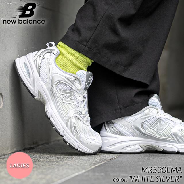 NEW BALANCE MR530EMA WHITE SILVER ニューバランス スニーカー ( グレー シルバー 銀 白 ホワイト 725 D レディース ウィメンズ )
