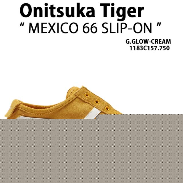 Onitsuka Tiger オニツカタイガー スニーカー MEXICO 66 SLIP-ON GOLDEN GLOW CREAMメンズ レディース