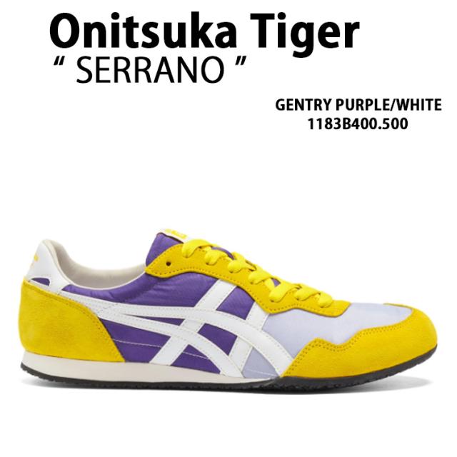 Onitsuka Tiger オニツカタイガー スニーカー SERRANO GENTRY PURPLE WHITE メンズ レディース