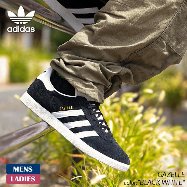 adidas GAZELLE BLACK WHITE アディダス ガッツレー スニーカー ( ガゼル 黒 ブラック 白 ホワイト メンズ レディース ウィメンズ BB5476 )