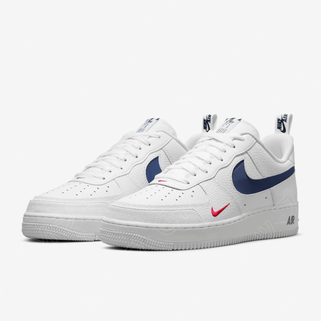 送料無料 NIKE AIR FORCE 1 LV8 PATRIOTS DJ6887-100 WHTIE/ NAVY 並行輸入品