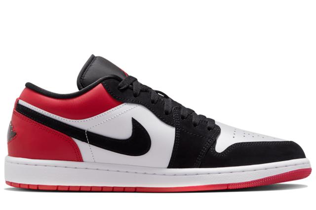 NIKE AIR JORDAN 1 LOW SE 「BLACK TOE」 IB8971-106 WHITE/BLACK/VARSITY RED ナイキ エア ジョーダン 1 ロー ブラック トゥ つま黒 メンズ 限定 スニーカー