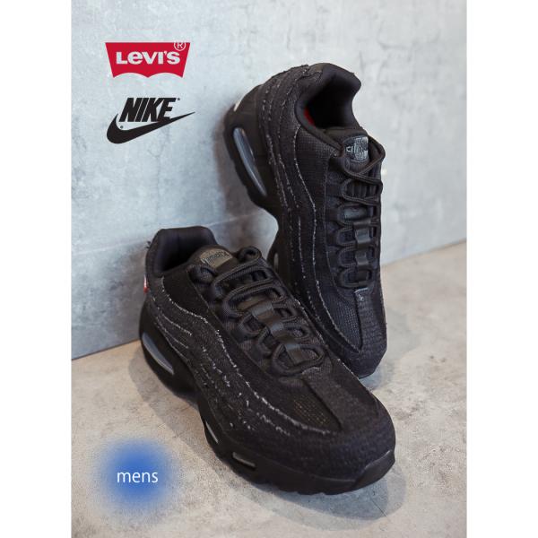 NIKE × Levi’s ナイキ エアマックス 95 スニーカー AIR MAX 95 OG DENIM BLACK ( ブラック 黒 リーバイス メンズ レディース HM4743-001 )