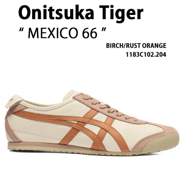Onitsuka Tiger オニツカタイガー スニーカー MEXICO 66 WHITE ORANGE 1183C102.204 シューズ メキシコ66 ホワイト オレンジ メンズ レディース
