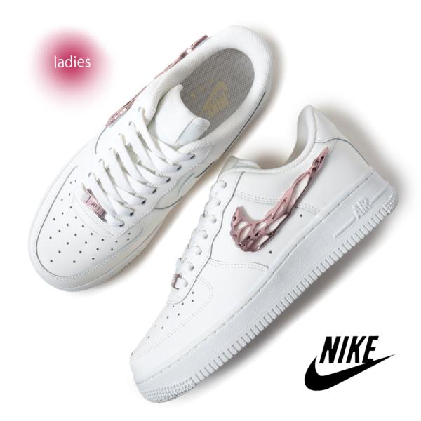 海外限定 NIKE ナイキ エアフォース1 ロー スニーカー AIR FORCE 1 LOW MOLTEN L SAIL/ROSE GOLD ( 日本未発売 白 レディース IF1686-161 )