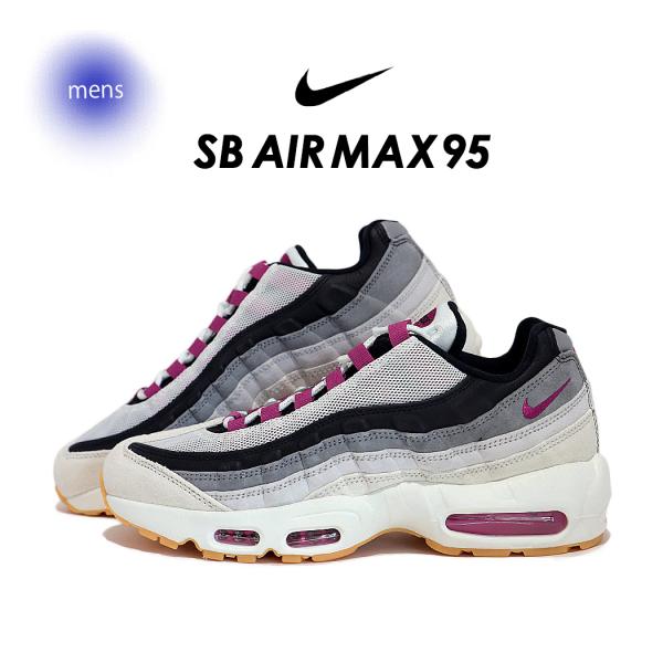 NIKE SB ナイキ エアマックス 95 スニーカー AIR MAX 95 CACTUS FLOWER ( ホワイト 白 パープル 97 メンズ HF7545-100 )
