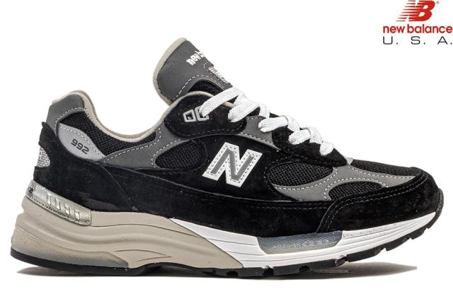 NEW BALANCE U992BK 「Made in U.S.A」BLACK/GREY/SILVER LIC Dワイズ ニューバランス 992 ブラック USA ABZORB メンズ スニーカー