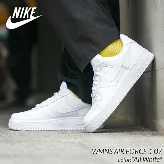 NIKE WMNS AIR FORCE 1 07 All White ナイキ ウィメンズ エアフォース 1 ロー スニーカー ( 白 ホワイト レディース DD8959-100 )