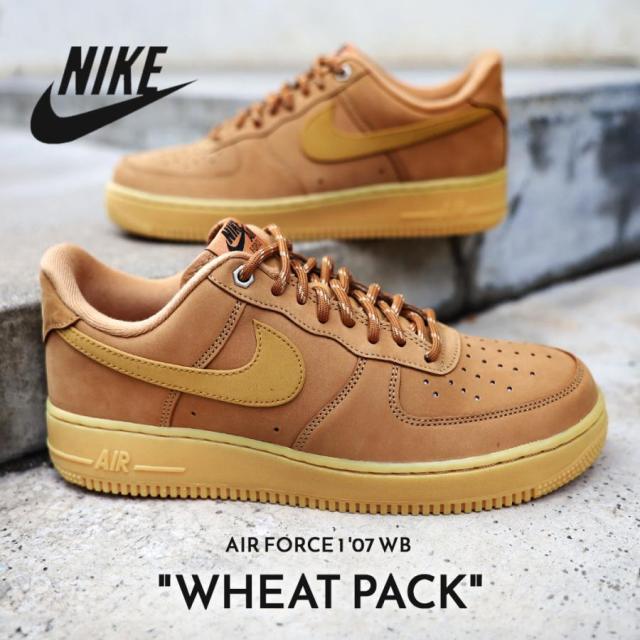 NIKE AIR FORCE 1 07 WB WHEAT PACK ナイキ エアフォース 1 スニーカー ( 茶 ベージュ ウィート メンズ レディース ウィメンズ CJ9179-200 )