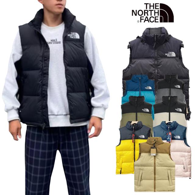 THE NORTH FACE 1996 レトロノースフェイス アウター メンズ ダウン ベスト 撥水 防寒 ヌプシ 中綿 厚手 フード 登山 アウトドア ウェア ソロキャン 送料無料