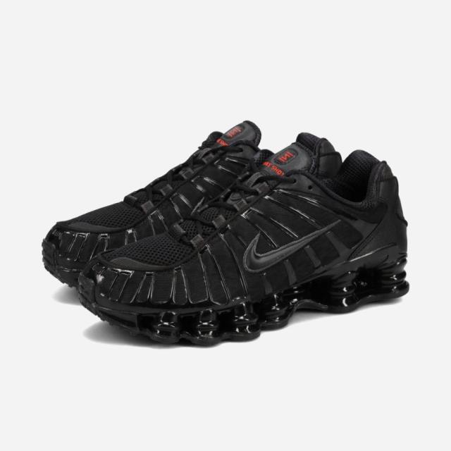 NIKE SHOX TL ナイキ ショックス TL メンズ BLACK/BLACK/LLIC HEMATITE/MAX ORANGE ブラック AV3595-002
