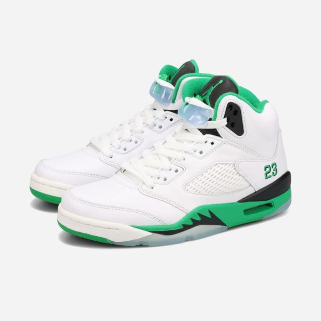 NIKE WMNS AIR JORDAN 5 RETRO ナイキ ウィメンズ エア ジョーダン 5 レトロ レディース WHITE/LUCKY GREEN/BLACK/ICE BLUE ホワイト DD9336-103