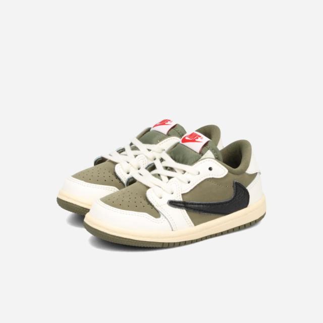 NIKE AIR JORDAN 1 LOW OG SP TD ×TRAVIS SCOTT 【REVERSE OLIVE】 ナイキ エア ジョーダン 1 ロー × トラヴィス スコット ベビー 子ども DO5441-200