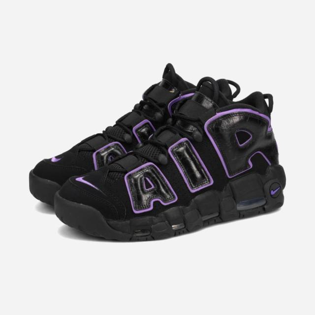 NIKE AIR MORE UPTEMPO ’96 ナイキ エア モア アップ テンポ 96 BLACK/ACTION GRAPE/WHITE/LLIC GOLD