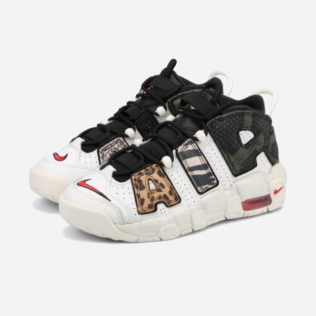 NIKE AIR MORE UPTEMPO GS ナイキ エア モア アップテンポ 海外限定 日本未発売モデル レディース SUMMIT WHITE/UNIVERSITY RED ホワイト DZ4843-100