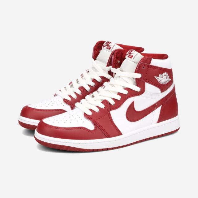 NIKE AIR JORDAN 1 RETRO HIGH OG ナイキ エア ジョーダン 1 レトロ ハイ OG メンズ WHITE/TEAM RED レッド DZ5485-160