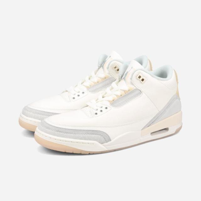 NIKE AIR JORDAN 3 RETRO CRAFT ナイキ エア ジョーダン 3 レトロ クラフト メンズ IVORY/GREY MIST/CREAM ホワイト FJ9479-100