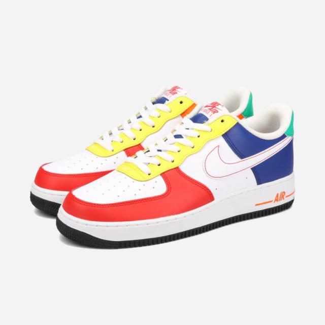 NIKE AIR FORCE 1 LOW LV8 【RUBIK'S CUBE】 ナイキ エア フォース 1 ロー 海外限定 UNIVERSITY RED/DEEP  BLUE/OPTI YELLOW/WHITE FN6840-657