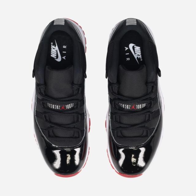 NIKE AIR JORDAN 11 RETRO LOW ナイキ エア ジョーダン 11 レトロ ロー -ブレッド- メンズ BLACK/VARSITY RED/WHITE ブラック FV5104-006
