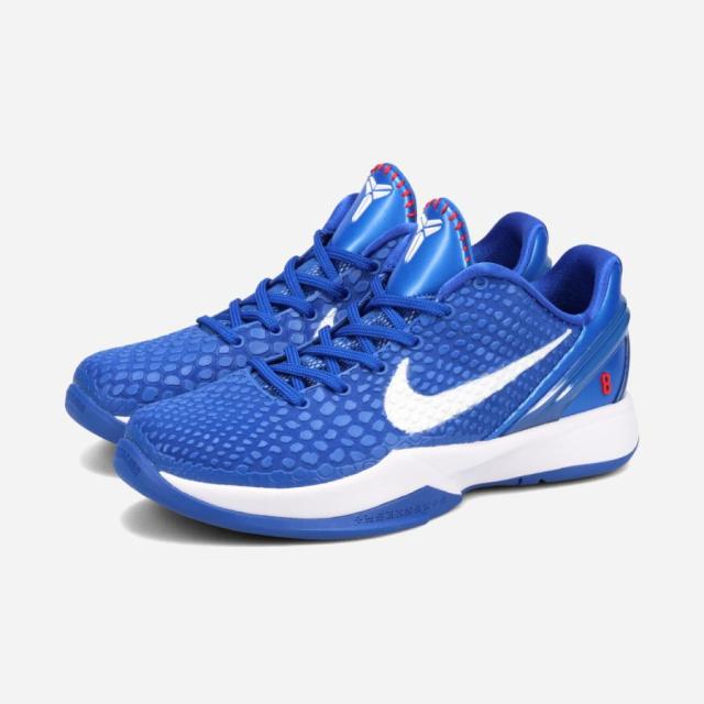 NIKE KOBE 6 GS -DODGERS- ナイキ コービー 6 GS -ドジャース- 海外限定 日本未発売モデル レディース GAME /WHITE/UNIVERSITY RED ブルー FV9676-400
