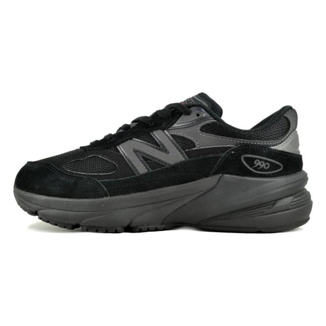 NEW BALANCE GC990BB6 TRIPLE BLACK ニューバランス 990 V6 ガールズ トリプル ブラック スニーカー オールブラック MEDIUM キッズ レディース アジアメイド