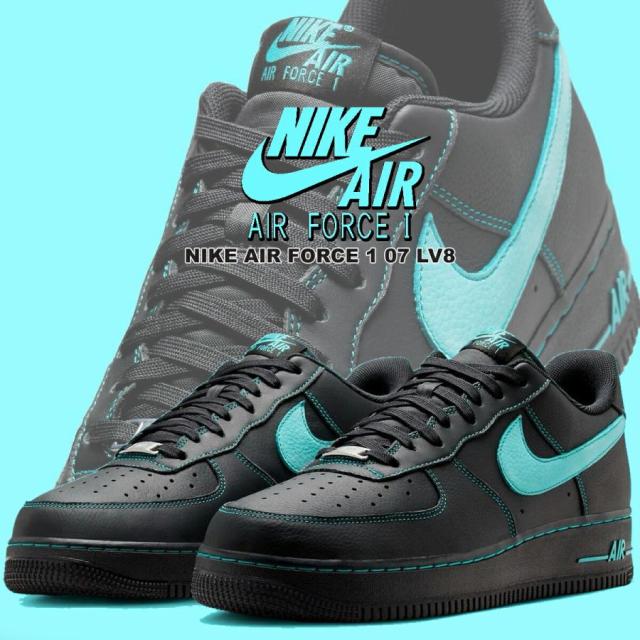 ナイキ エアフォース 1 07 LV8 ブラック ダスティカクタス アンティファニー NIKE AIR FORCE 1 07 LV8 blk/dusty cactus hq2037-002