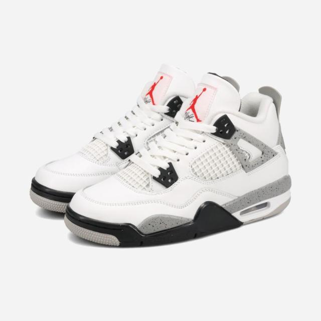 NIKE AIR JORDAN 4 RETRO OG GS ナイキ エアージョーダン 4 レトロ OG GS メンズ レディース SUMMIT WHITE/FIRE RED/TECH GREY/BLACK ホワイト IB4171-100