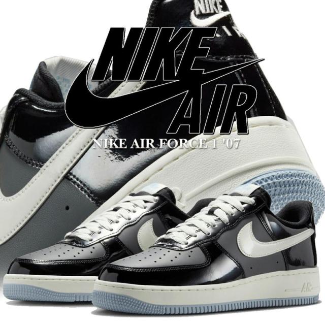 ナイキ エアフォース 1 ロー ブラック セイル アーモリーブルー NIKE AIR FORCE 1 07 blk/sail-armory blue ib7676-001