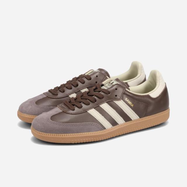 【並行輸入品】adidas SAMBA OG 【アディダス サンバ オージー】 BROWN / PUTGRE / GOLDMT