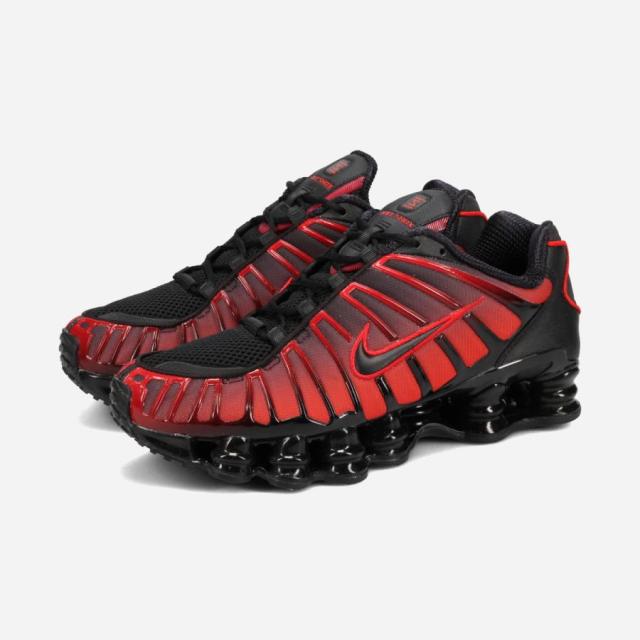 NIKE SHOX TL ナイキ ショックス TL 海外限定 国内未発売モデル メンズ BLACK/UNIVERSITY RED/BLACK ブラック IF6202-001