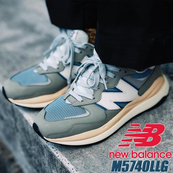 NEW BALANCE M5740LLG GRAY/BLUE width D ニューバランス M5740 グレー ブルー スニーカー NB GREY 574 57/40