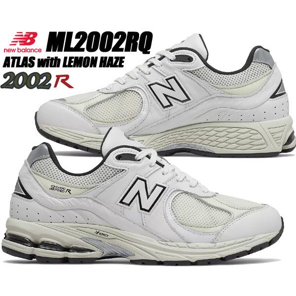 NEW BALANCE ML2002RQ width D ATLAS/LEMON HAZE WHITE ニューバランス ML2002R ホワイト アトラス/レモンヘイズ スニーカー ABZORB N-ERGY ウィズ D