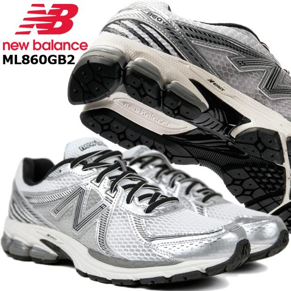 NEW BALANCE ML860GB2 OPTIC WHITE width D ニューバランス ML860V2 860 V2 ABZORB N-ERGY ACTEVA LITE ホワイトシルバー スニーカー レディース