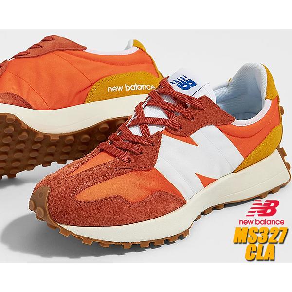 NEW BALANCE MS327CLA VARSITY ORANGE ニューバランス 327 スニーカー オレンジ 320 355 Super Comp スーパーコンブ レトロラン